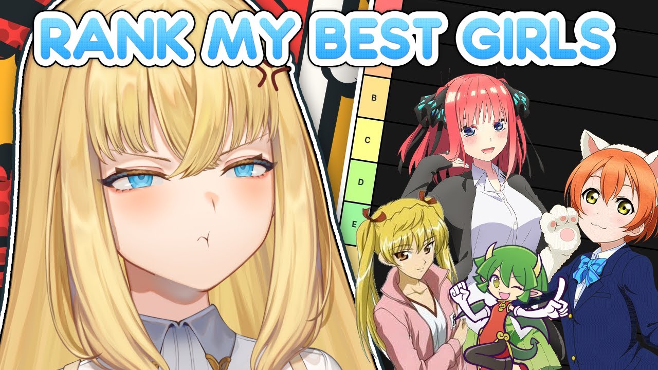 CHAT RANKS MY BEST GIRLS ON STREAM - YouTube