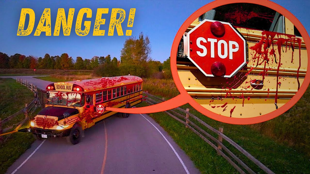 IF YOU SEE BLOOD ON A SCHOOL BUS, RUN! (it’s a TRAP) - YouTube
