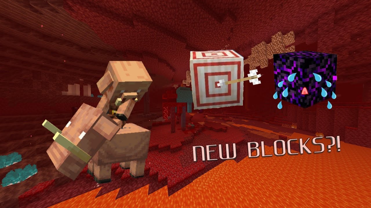 NEW Target Blocks, Crying Obsidian & Many More! | Minecraft Snapshot ...
