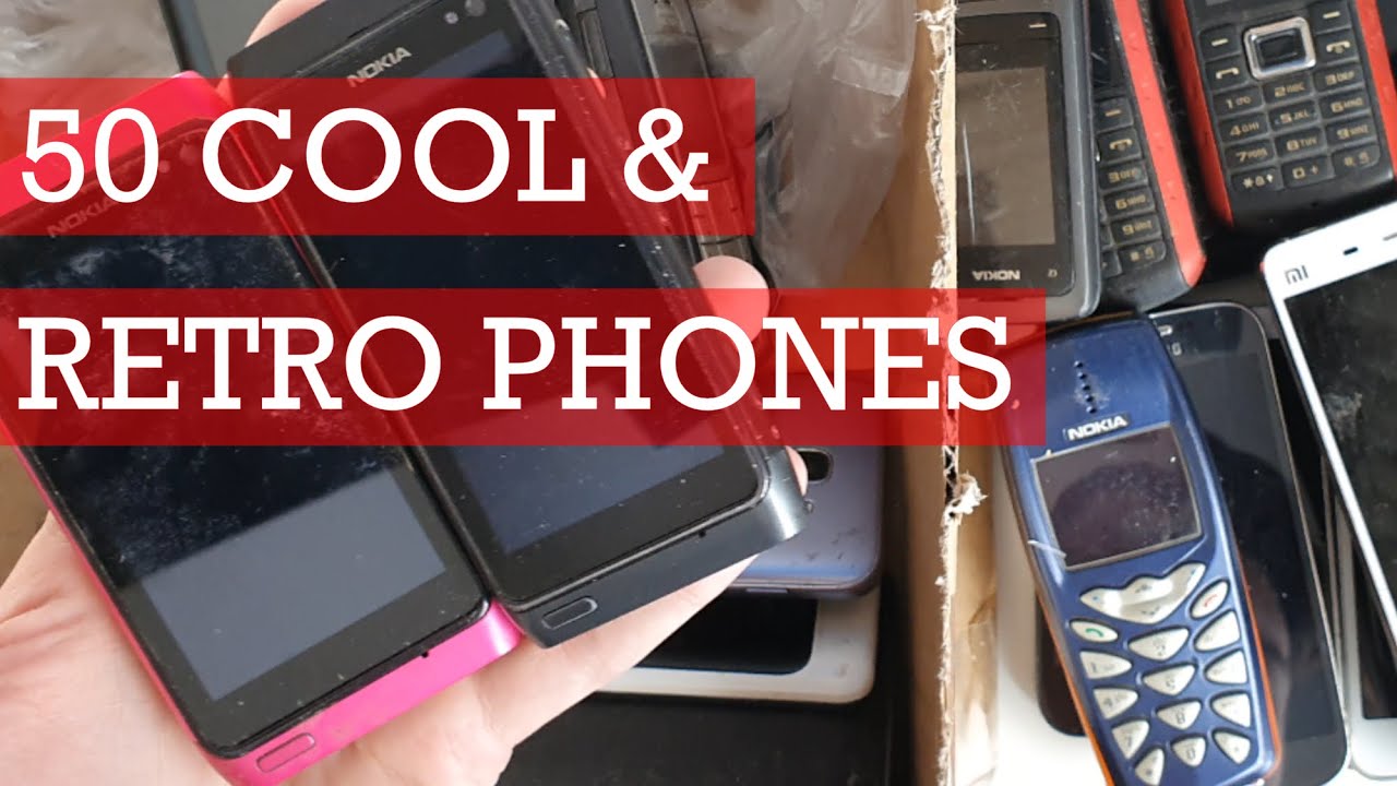 Pink Nokia N8 and Other Cool Retro Phones - YouTube