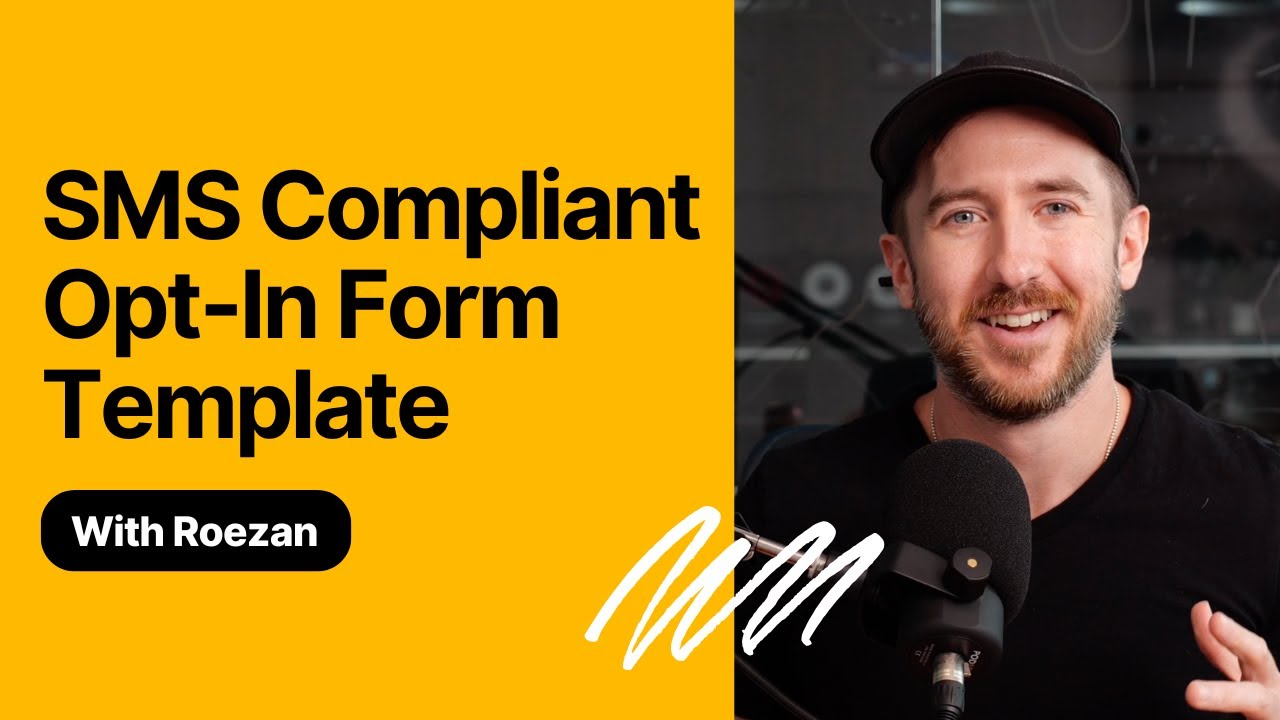 Compliant SMS Opt-In Form Template (Copy This!) - YouTube