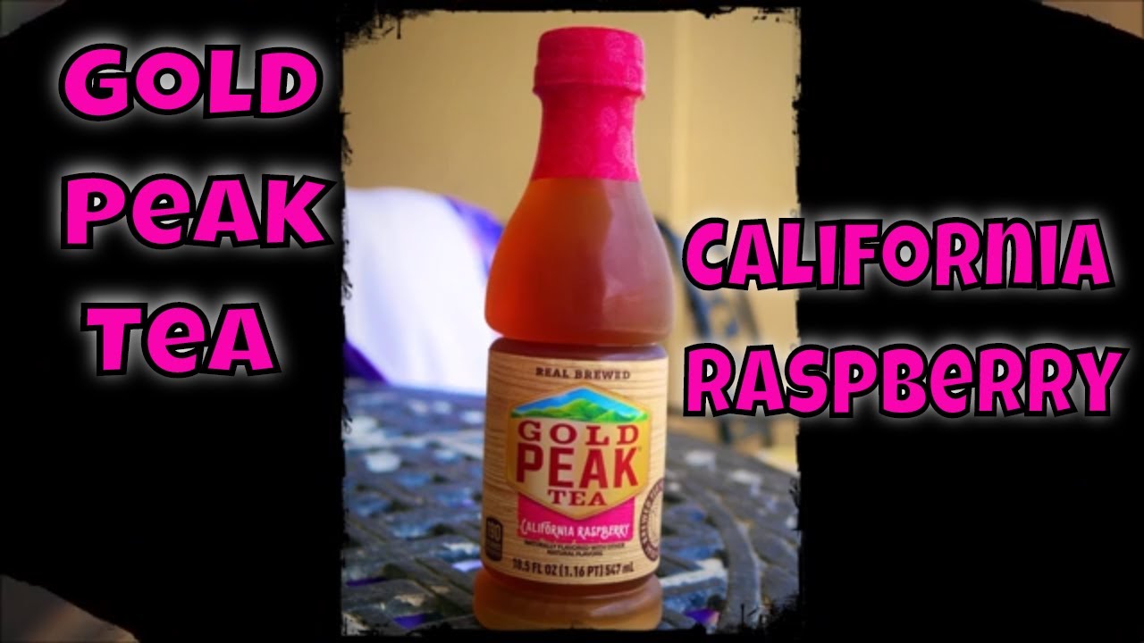 Gold Peak California Raspberry sweet tea - YouTube