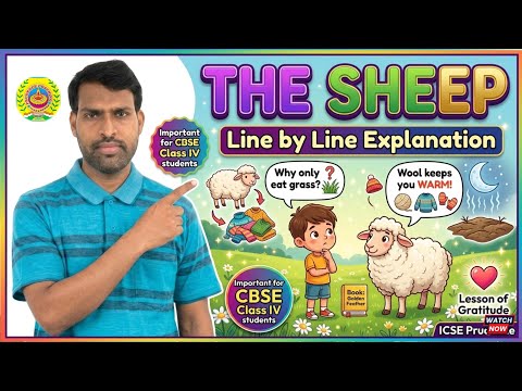 The Sheep Poem in English by Ann and Jane Taylor | The Sheep by Ann ...