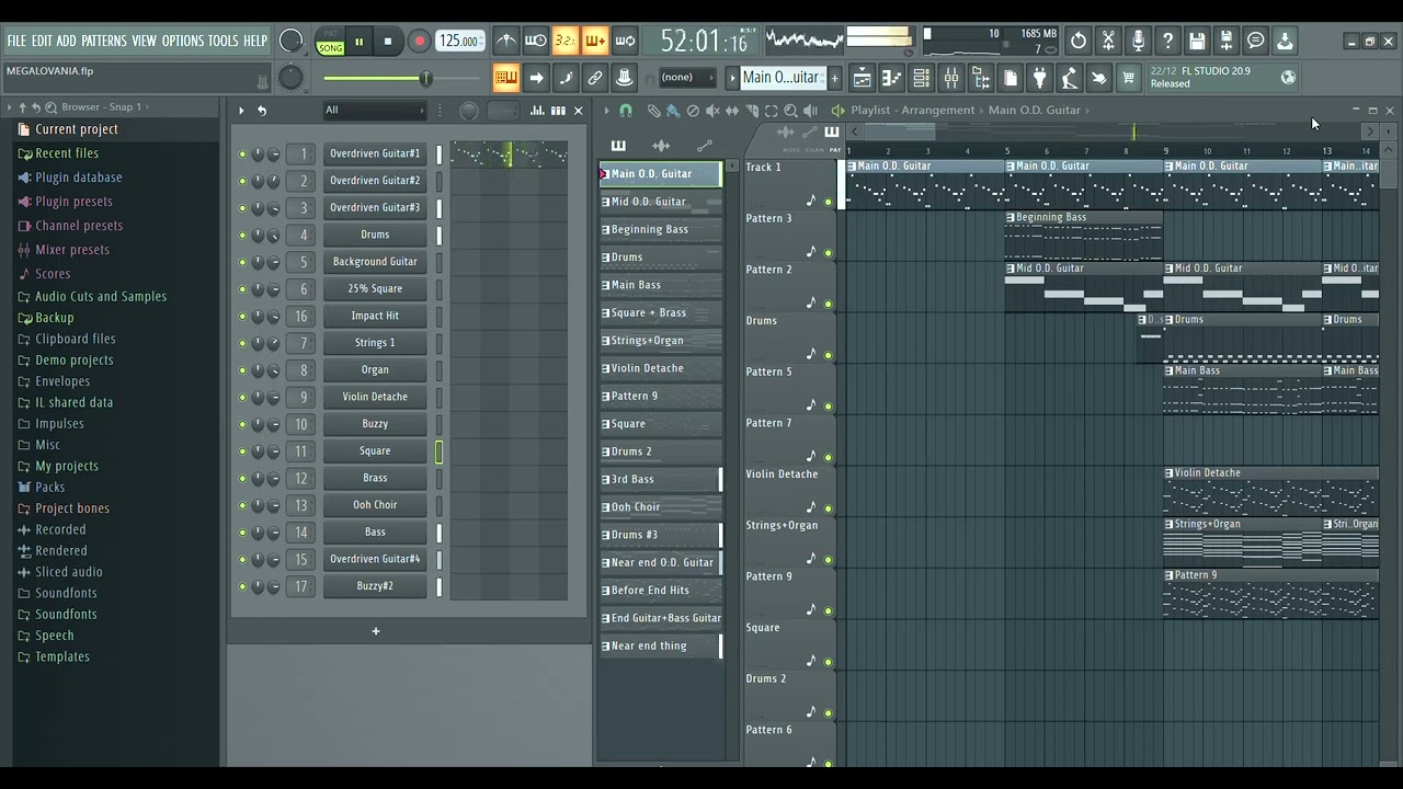 MEGALOVANIA recreation in FL Studio - YouTube