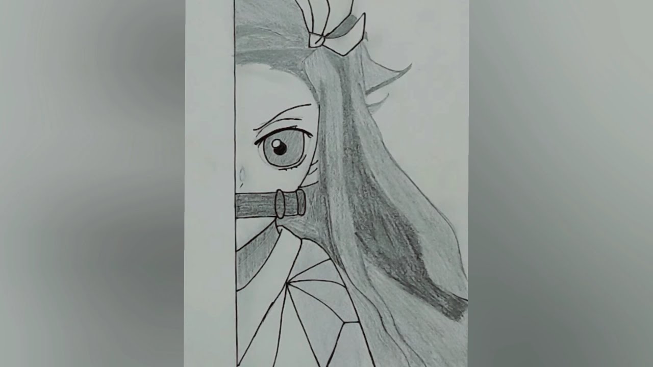Nezuko Kamado Demon Form Drawing | Demon Slayer: Kimetsu no Yaiba (鬼滅の刃 ...