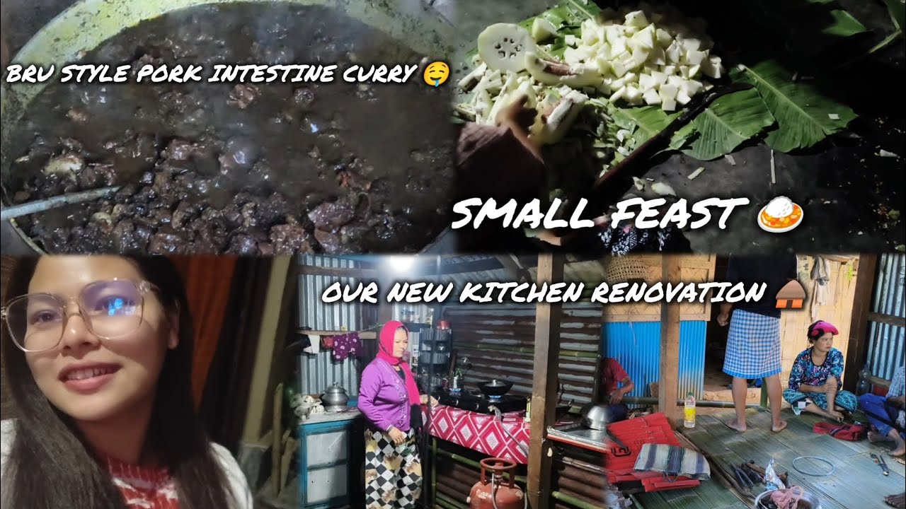 A little busy day in my village// small feast in my aunty house 😁/ new ...