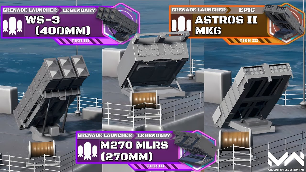 New Ranked GL WS-3 (400mm) VS M270 MLRS (270mm) & Astros II Mk6 ...