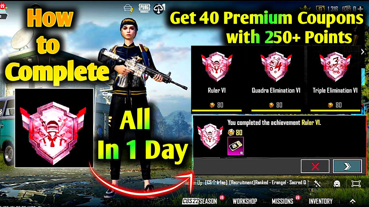 "Unlock Free Premium Coupons & Complete the Dominated Ruler Achievement ...