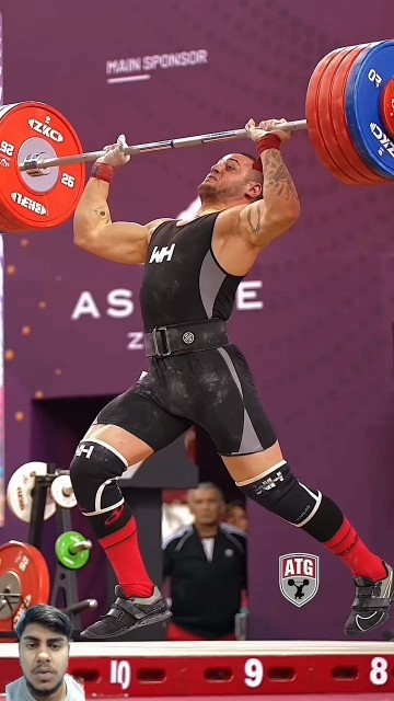 World record (491ibs)290kg #weightlifter #sports #boxing #slowmotion # ...