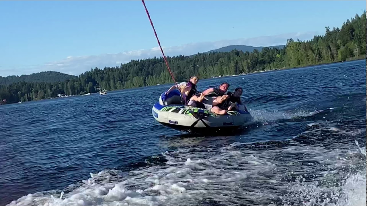 Wild Tubing Ride at Shawnigan Lake! - YouTube