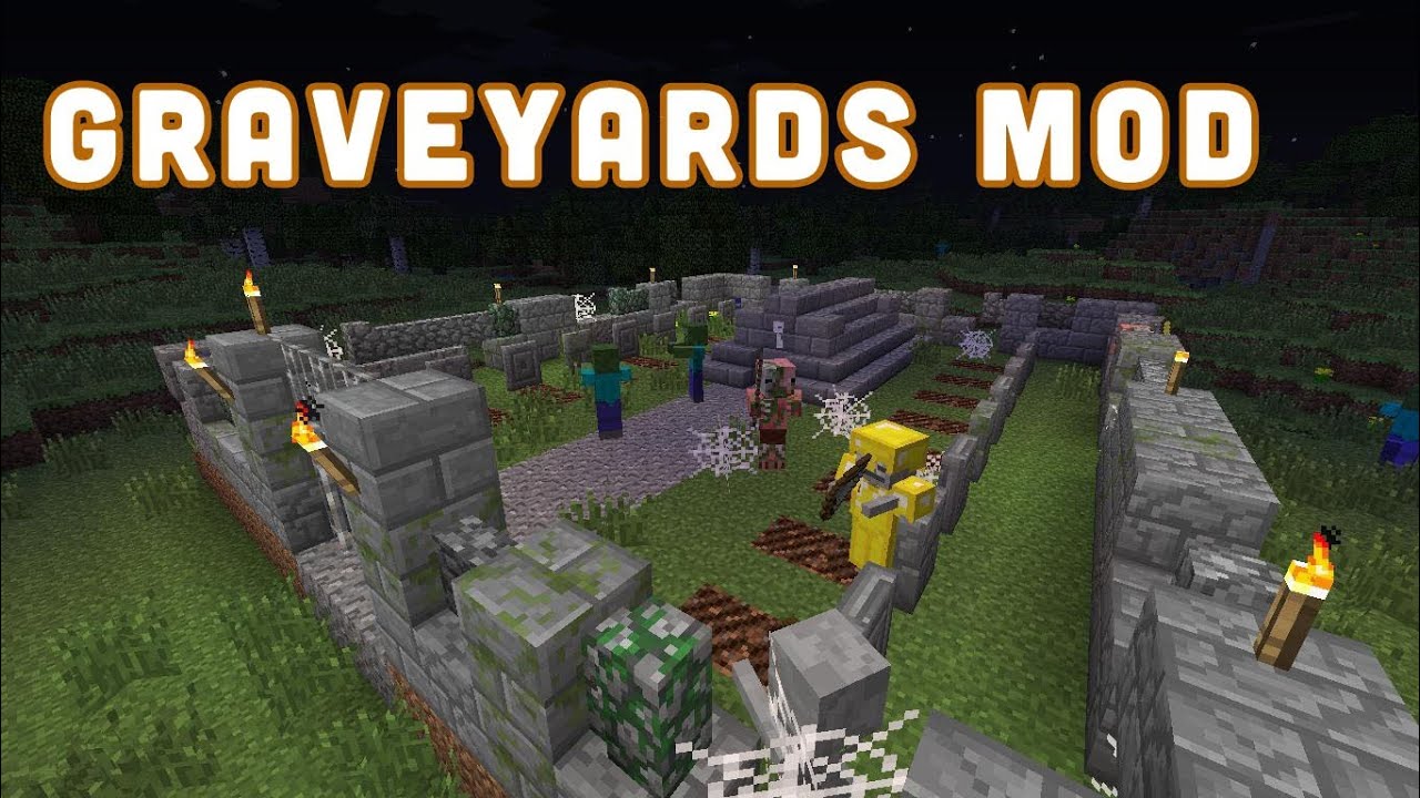 Graveyards Mod - A Minecraft Mod Review - YouTube