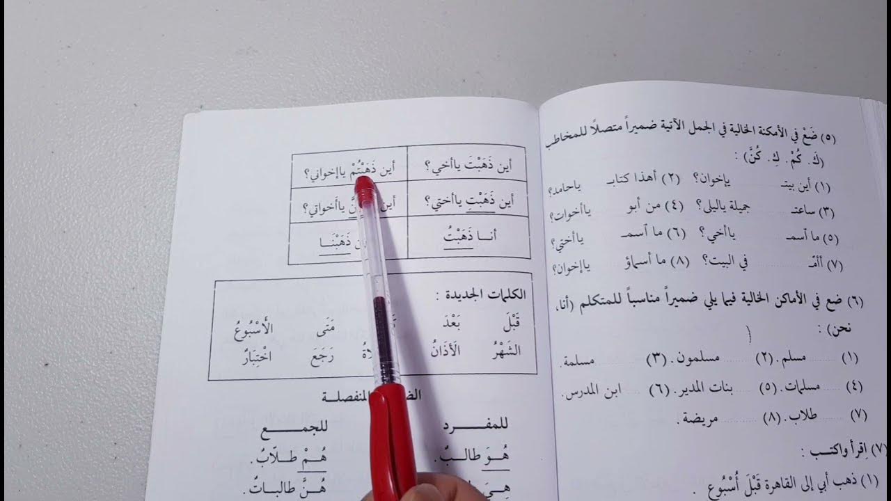 Madinah Arabic course | Book 1 - LESSON 15 (part 1) - YouTube