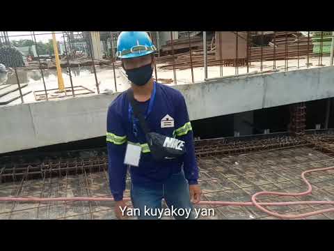 INSTALLATION OF REBAR FOR RAMP (ACTUAL CONSTRUCTION WORK) - YouTube
