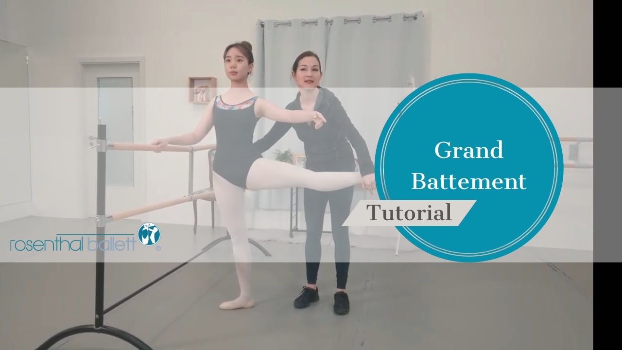 Ballet Tutorial Grand Battement - YouTube