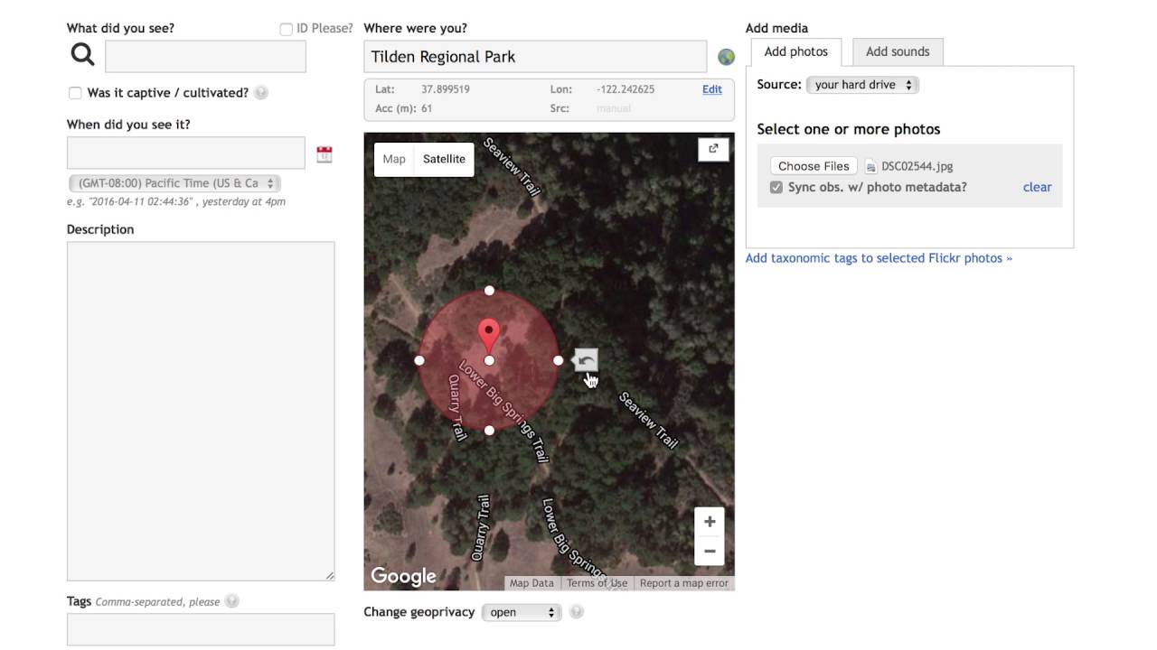 Tutorial - Add an Observation on iNaturalist - YouTube
