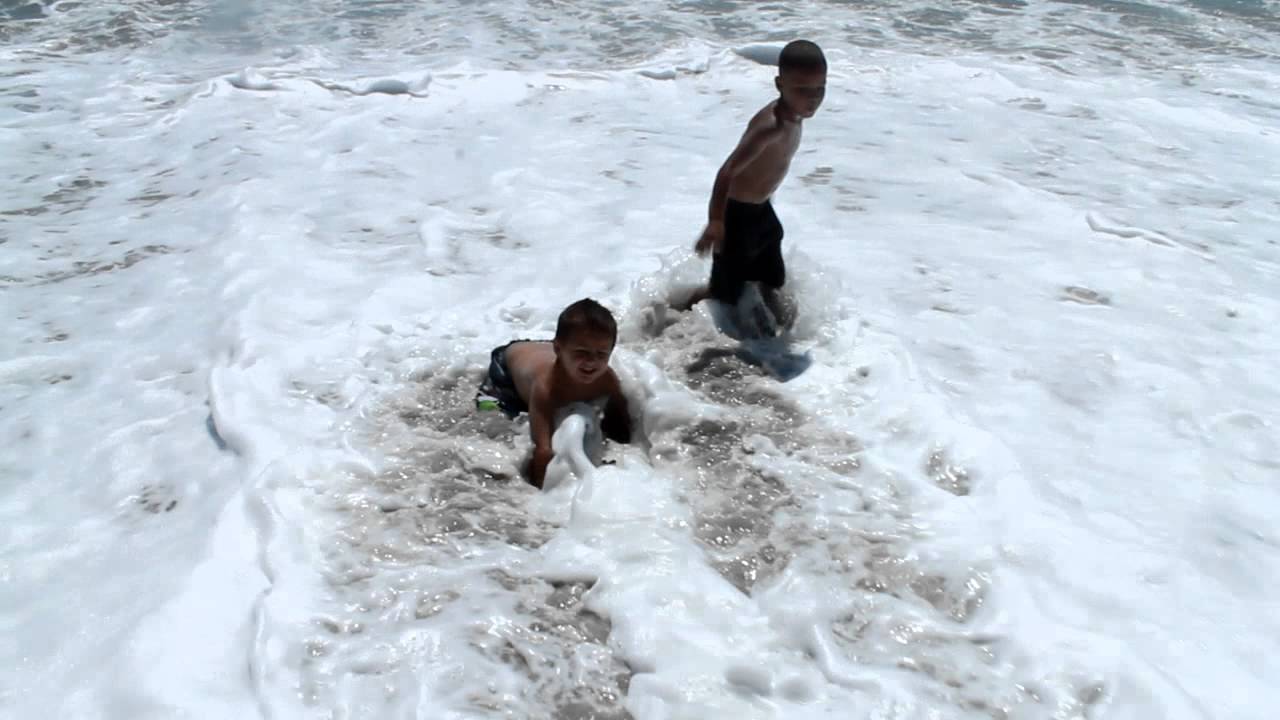 Xander at the beach - YouTube