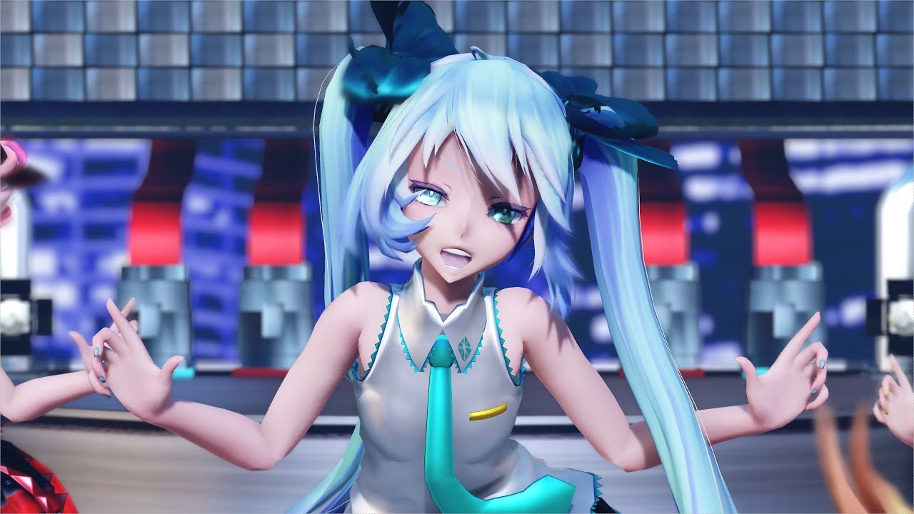 【MMD】ボーカロイドダンス部で「ダンシング・ヒーロー Dancing Hero」 4K - YouTube