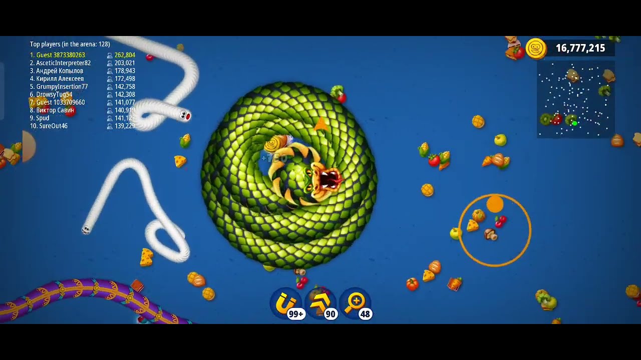 Worms Zone Top Battle Games || Worms Zone Best Killer Snake # ...