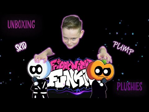 Skid and Pump: Unboxing fnf Skid and Pump plushies!