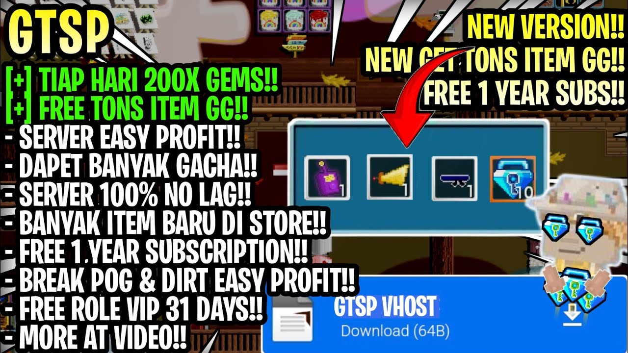 FREE LEGENDARY GEIGER & SCARF 2X OPC!🔥 | NEW GTPS 2025 VERSI 5.06 ...