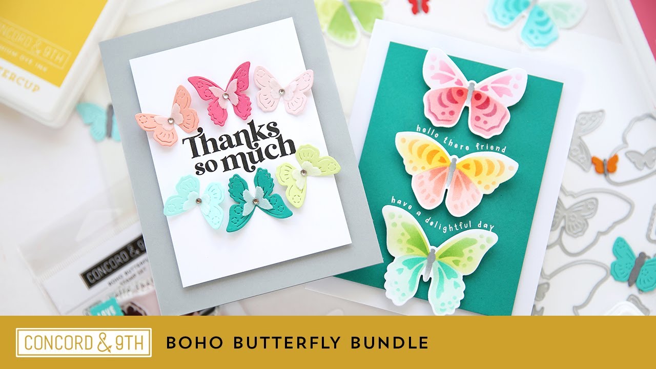 Boho Butterfly Bundle - YouTube