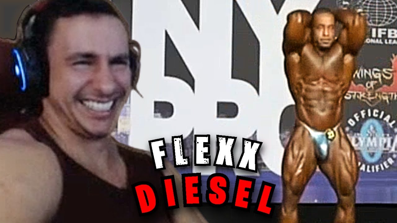 SUPER XANDÃO REAGINDO - A ANALISOU O FISICO DO FLEXX DIESEL - YouTube