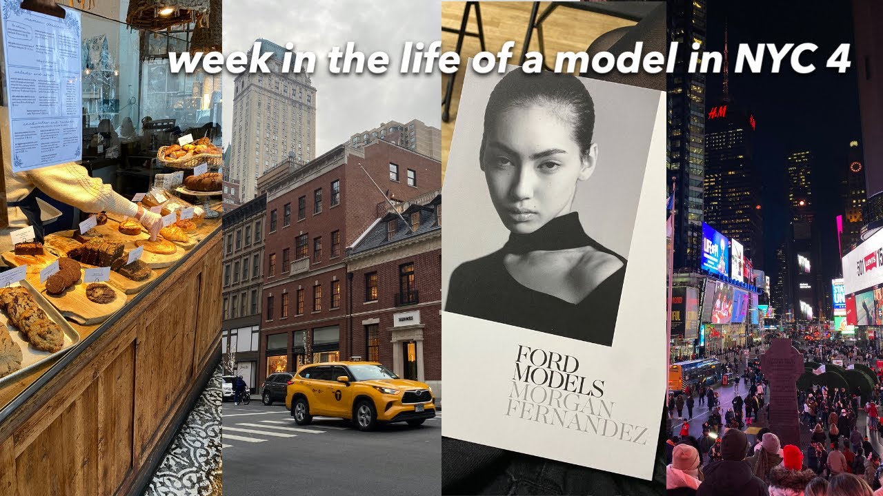 WEEK IN THE LIFE OF A MODEL IN NYC- last week vlog: castings, shopping ...