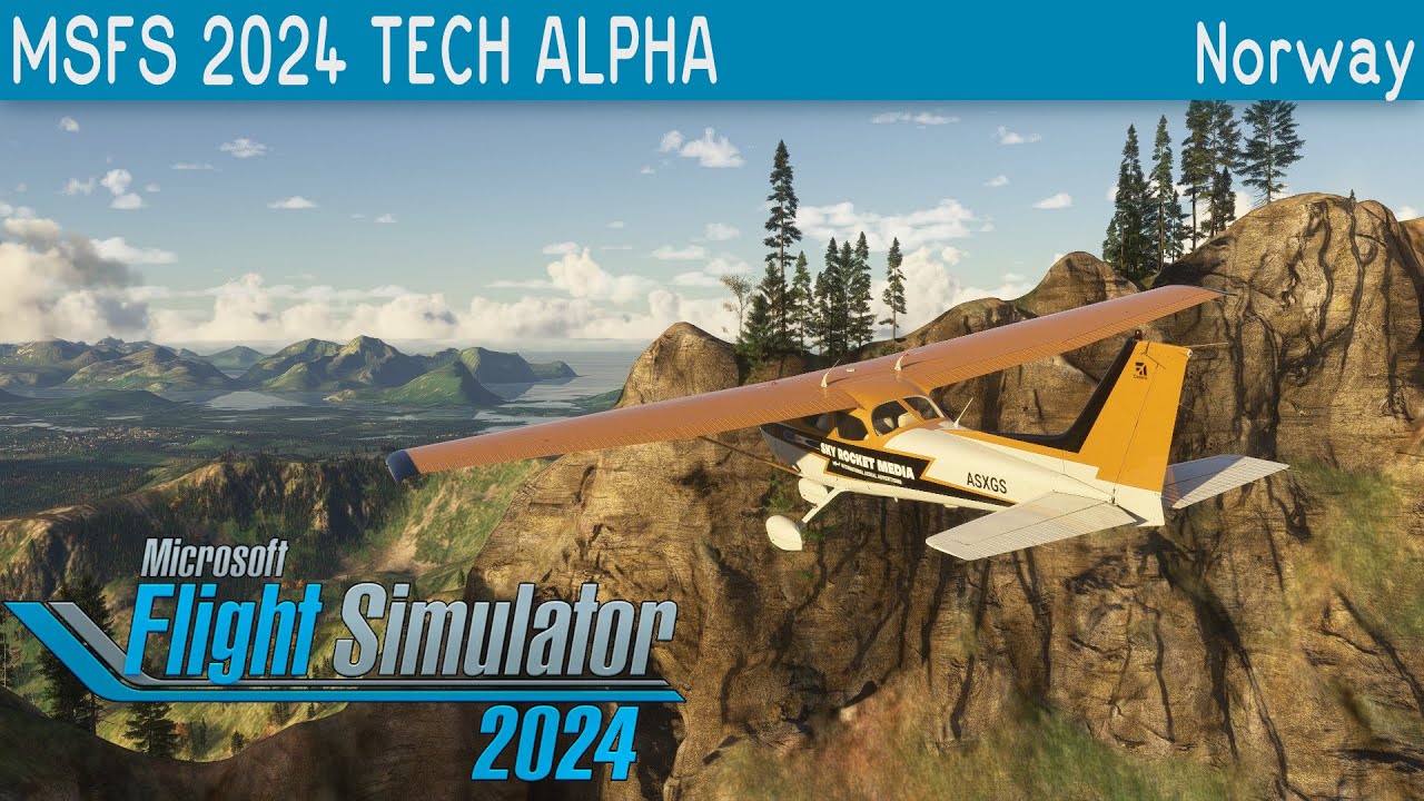 Flight Simulator 2024 Tech Alpha - Flight in Norway - YouTube