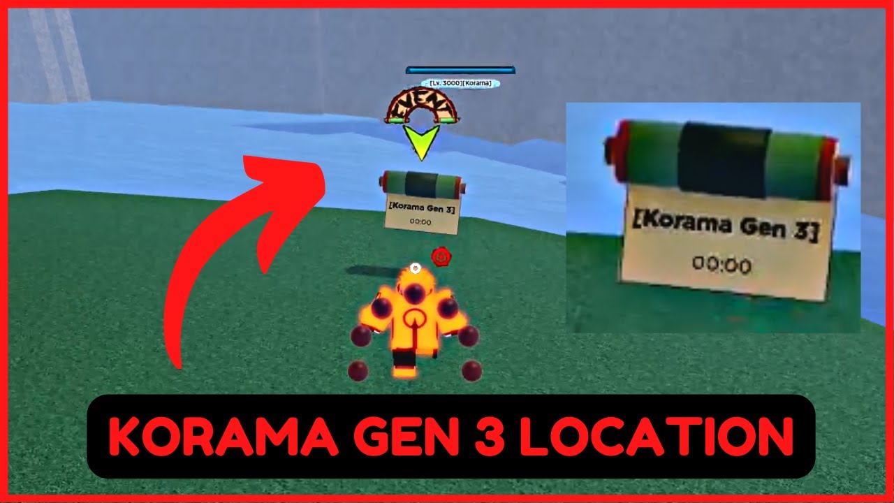 korama gen 3 Spawn location ~ Shindo Life Rellgames - YouTube