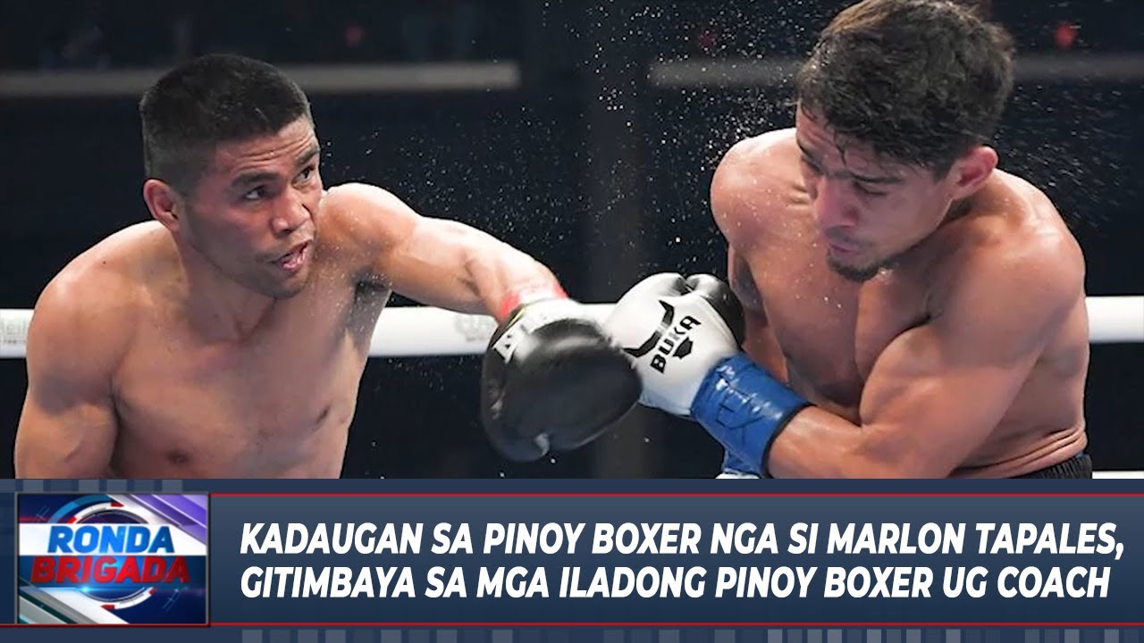 Kadaugan sa pinoy boxer nga si Marlon Tapales, gitimbaya sa mga iladong ...