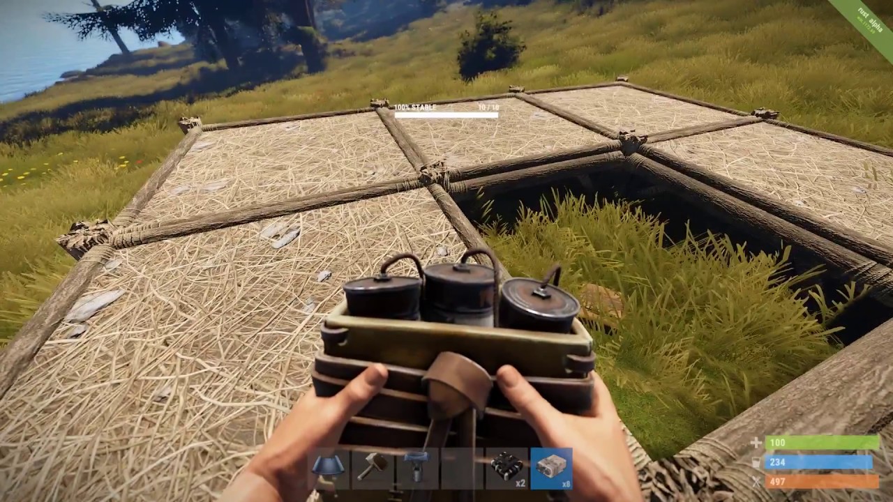 Rust - untraceable hiding place - Loot 100% sicher - Tutorial !!! - YouTube