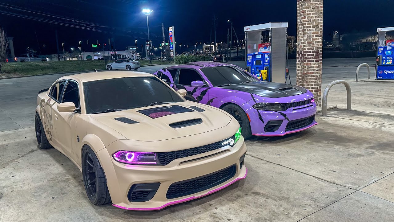 CUTTING UP IN TRAFFIC WITH MOREQUAN HELLCAT INSANE WHINE - YouTube