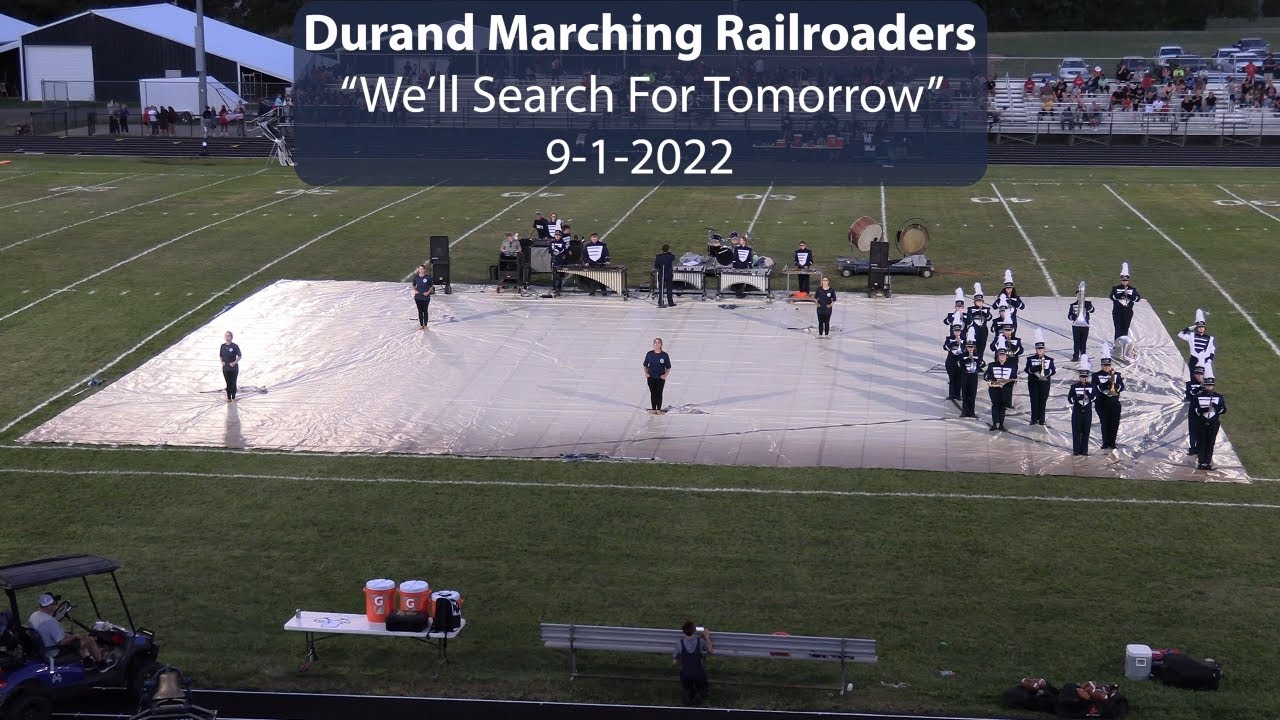 Durand Marching Railroaders Halftime Show 9-1-2022 - YouTube