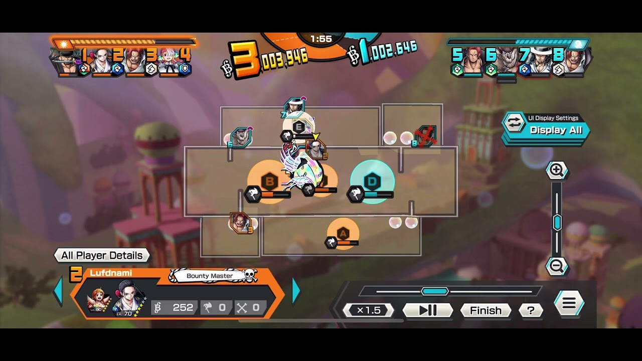 One Piece バウンティラッシュ Bounty Rush Nami STRATEGY MAP Thirteen Round Quick ...