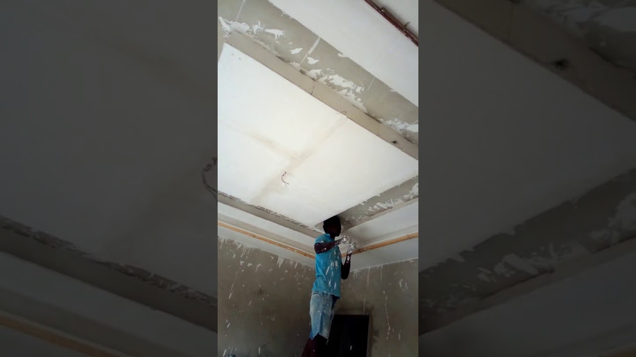 Faux plafond staff (Cache lumière remonter) - YouTube