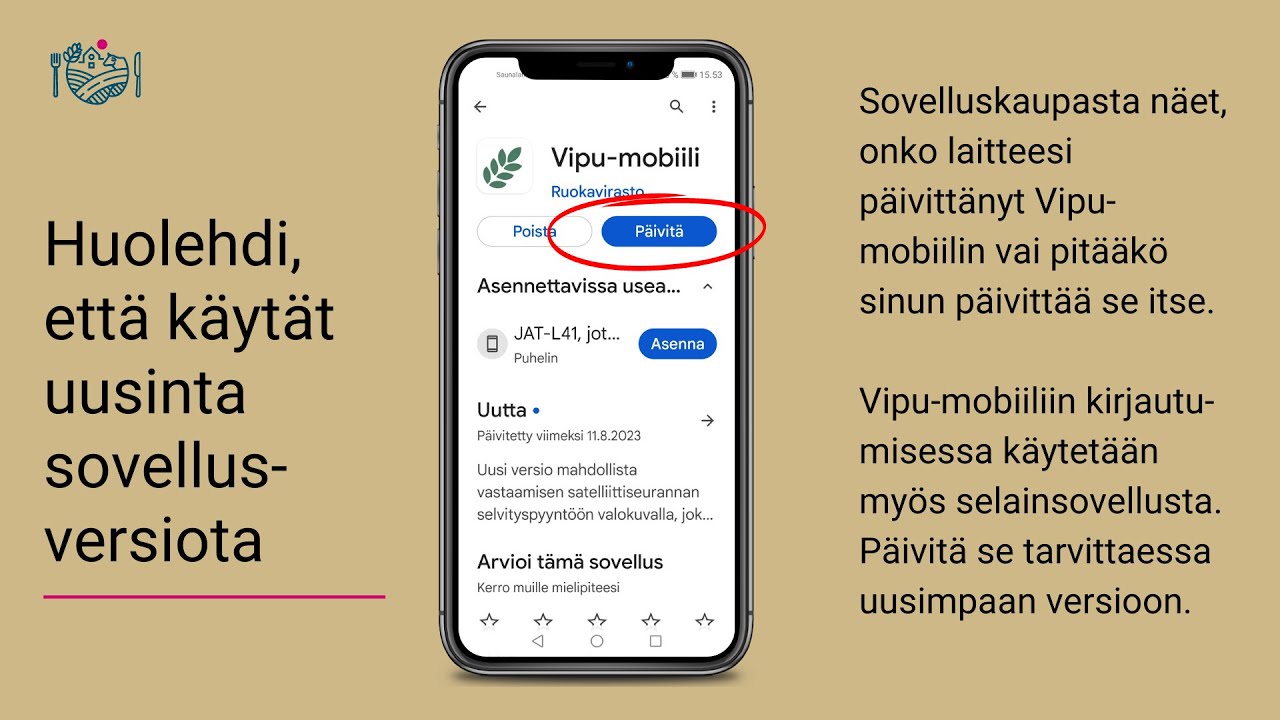 Vipu-mobiili kehittyy jatkuvasti - vinkkejä sovelluksen käyttöön - YouTube