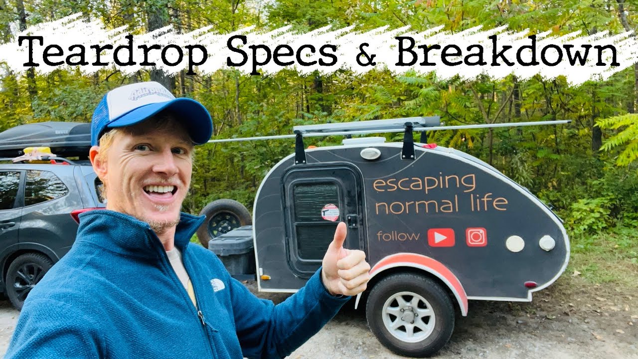Little Guy Teardrop Trailer 6 Wide- Specs & Breakdown - YouTube