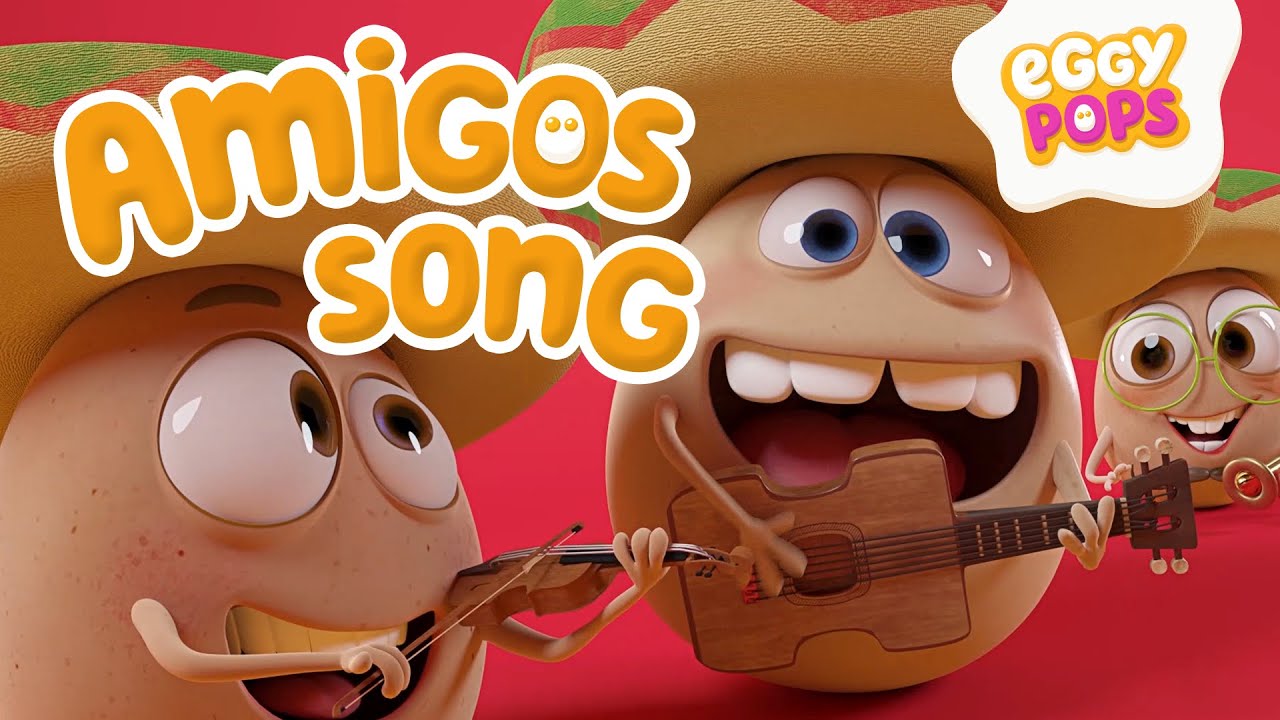 Amigos Song | Eggy Pops | Funny cartoon - YouTube