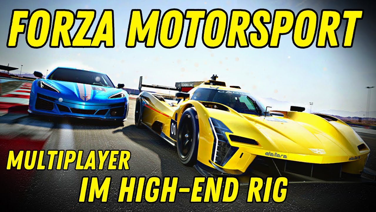 Forza Motorsport - Der Multiplayer Abend im Sim-Rig - LIVE - YouTube