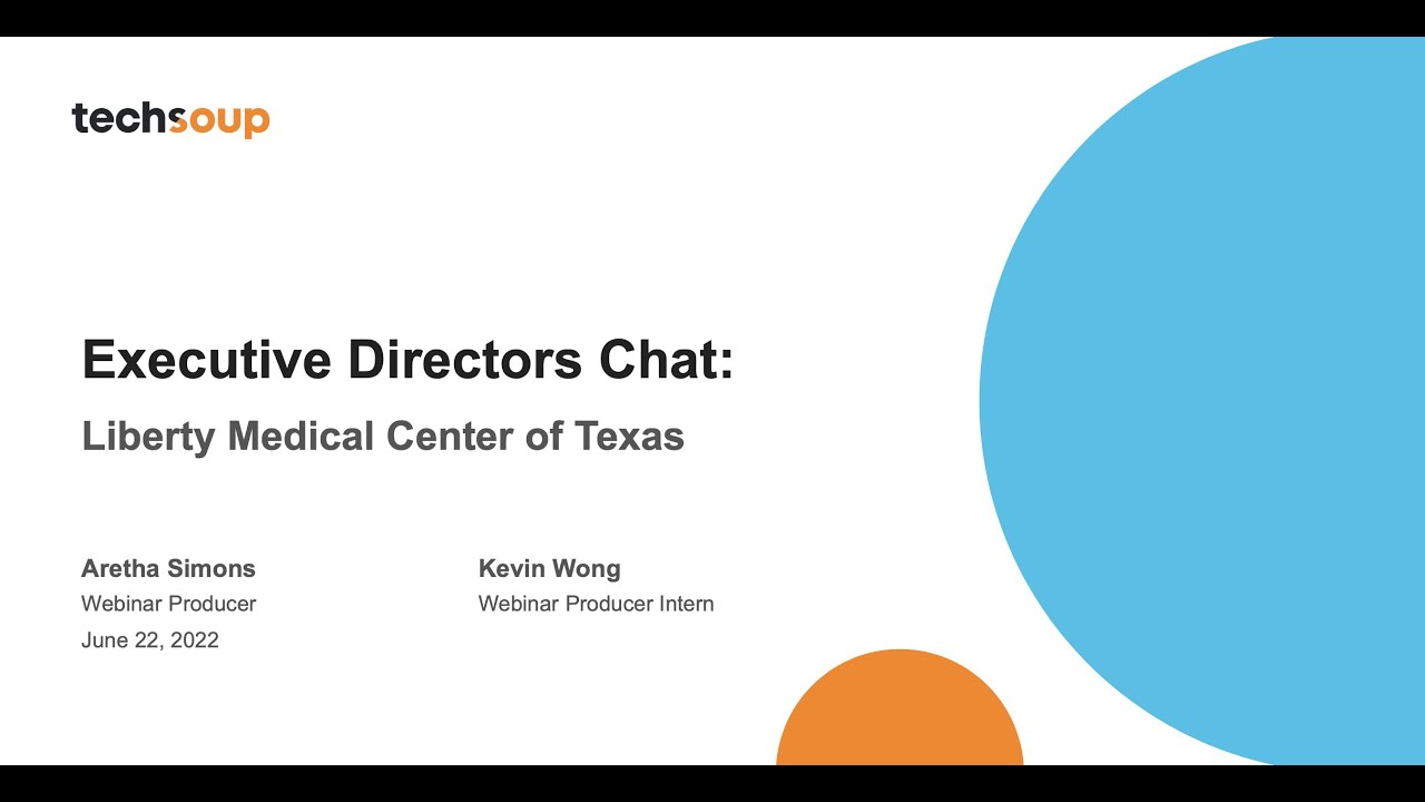 Executive Directors Chat: Liberty Medical Center of Texas - YouTube