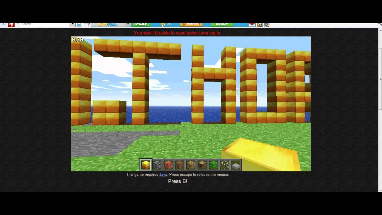 Bella Thorne in MINECRAFT?! - YouTube