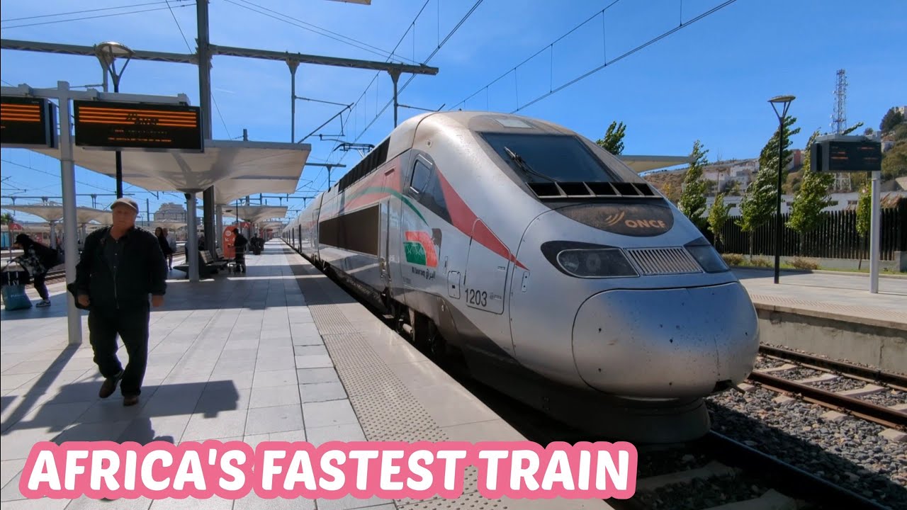 My First Time in Morocco | Morocco High Speed Train in Africa - YouTube