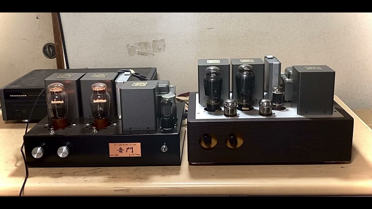 EL37 tube amp with VT62 DAC tube buffer amp - YouTube