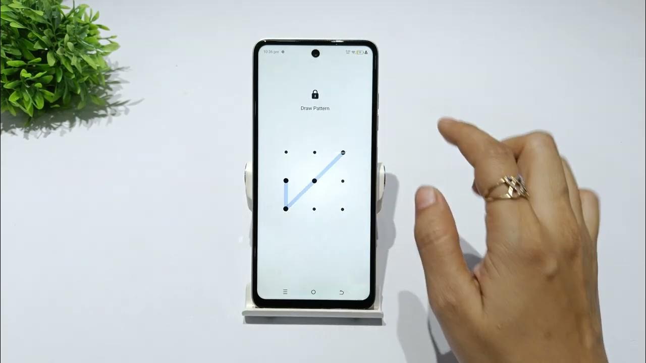 How to set screen lock in tecno spark go 2024 | tecno spark go 2023 me pattern lock kaise lagaye ...
