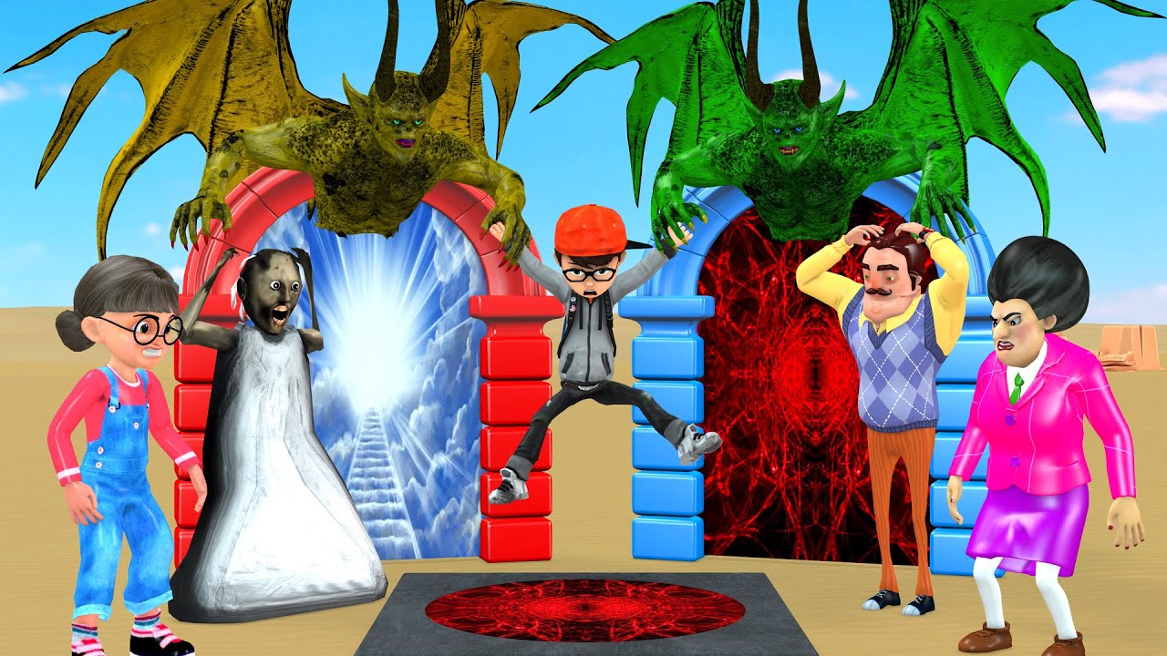 scary-teacher-3d-vs-squid-game-does-granny-deserve-to-go-to-heaven-or