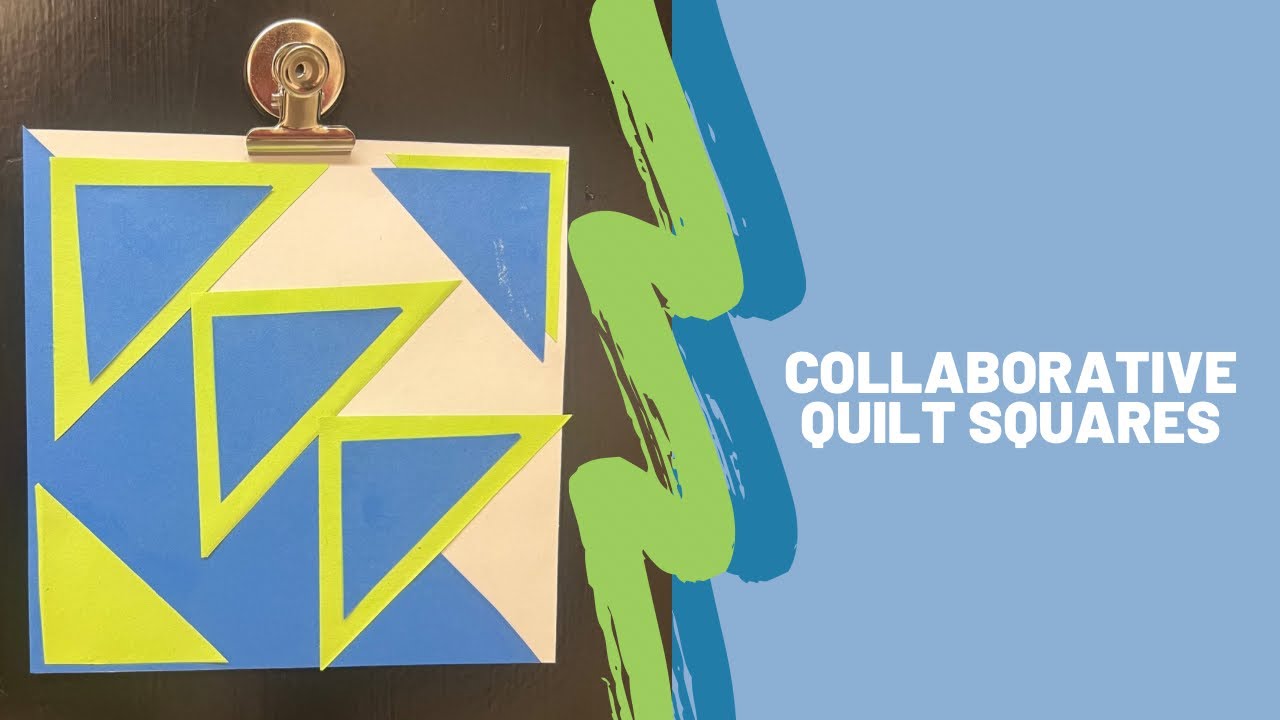 Collaborative Quilt Squares - YouTube