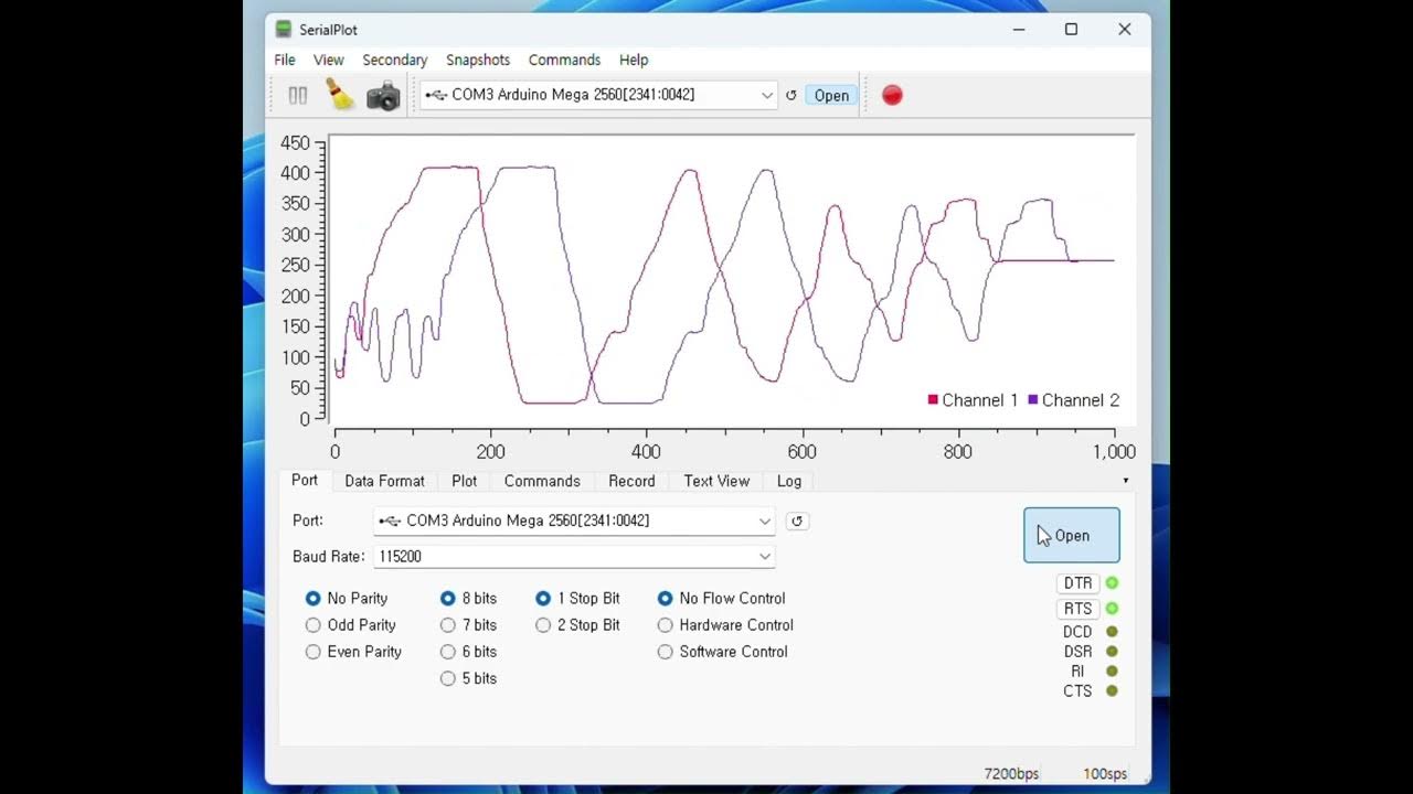 Serial Plot/Class 과제 - YouTube