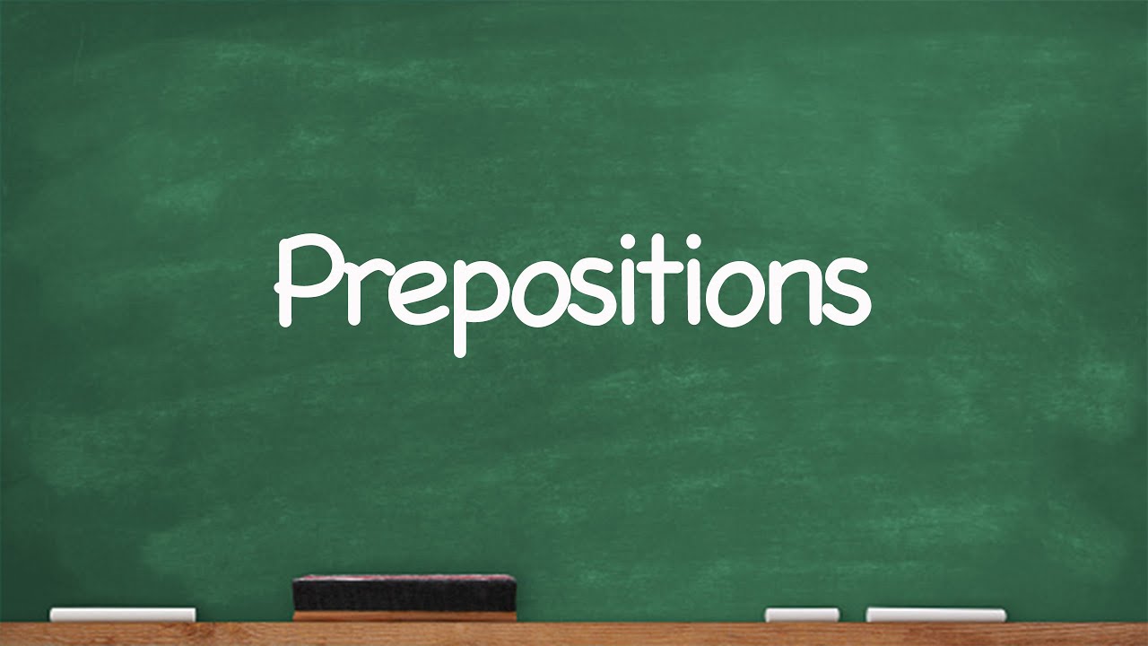 CC English Preposition List Week 2 - YouTube