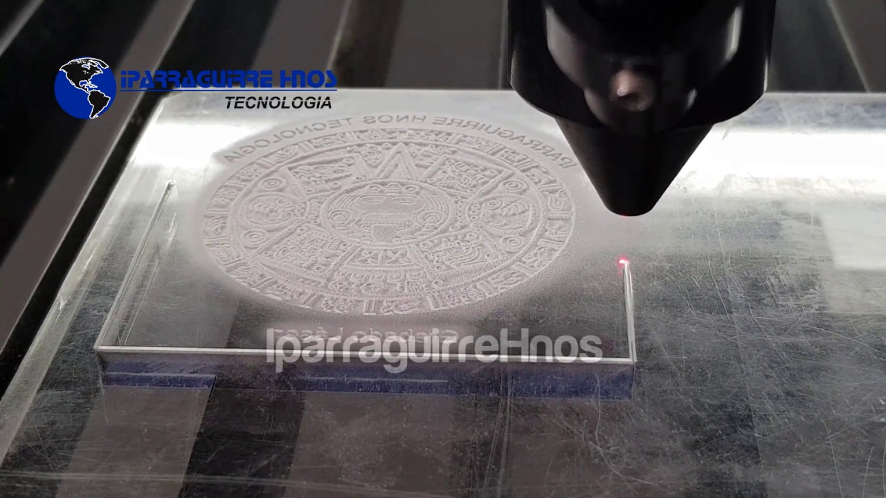 Grabado y corte en acrilico de 12 mm - IM 6090 - Laser co2 ...