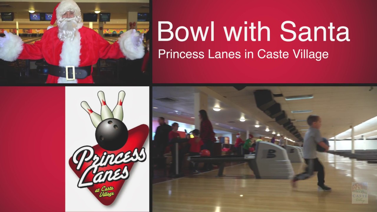 Bowling with Santa at Princess Lanes in Caste Village 2017 4K - YouTube